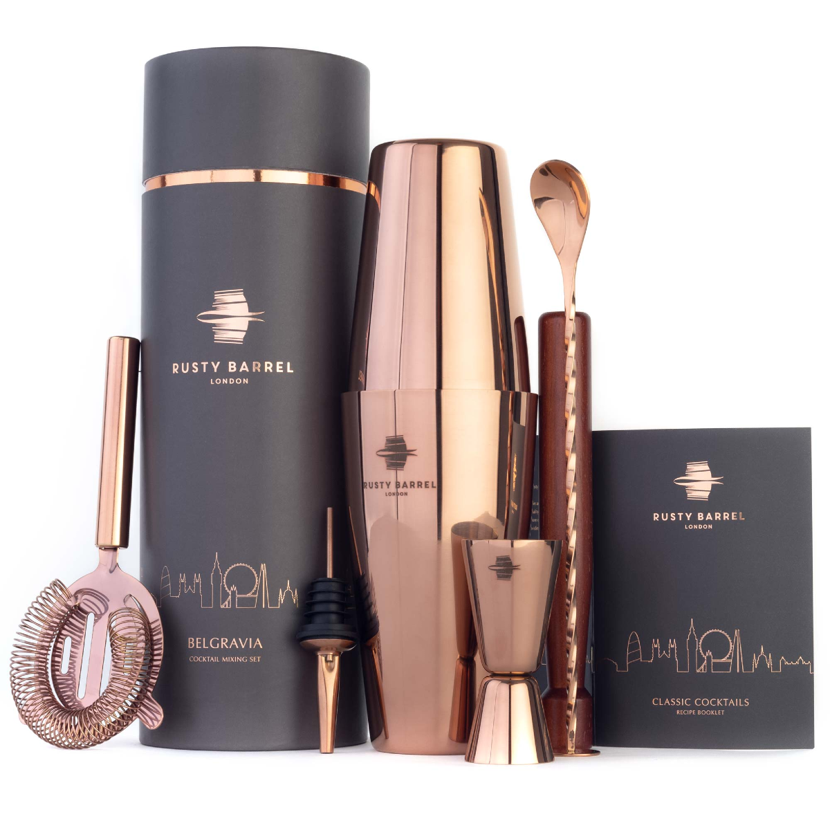 Rusty Barrel Belgravia Cocktail Making Set | Rusty Barrel
