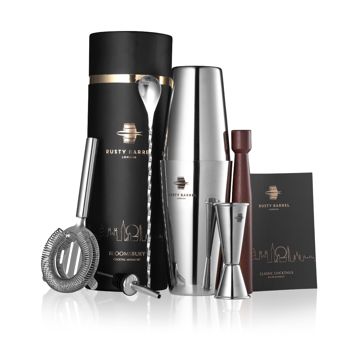 Rusty Barrel Bloomsbury Cocktail Making Set | Rusty Barrel