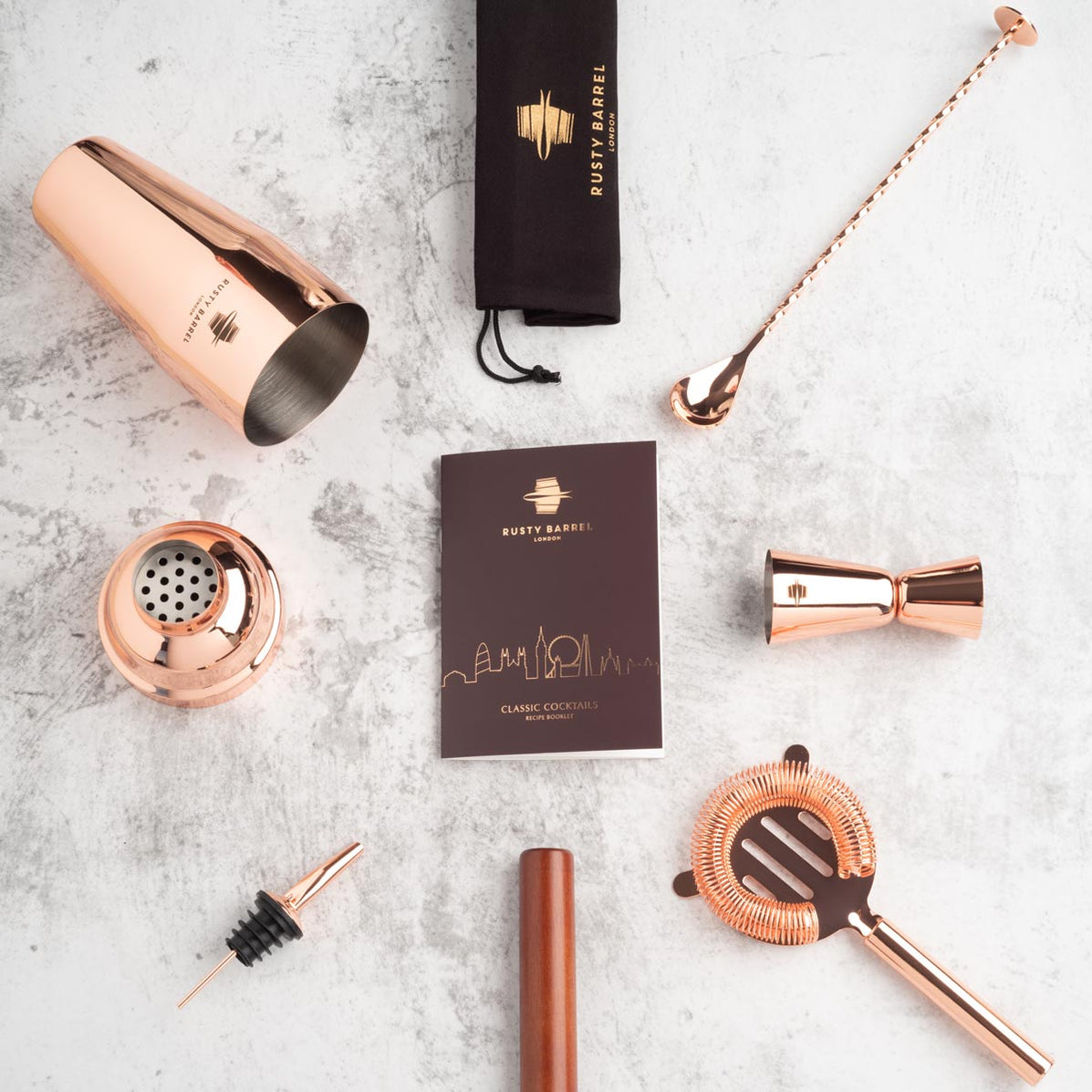 Rusty Barrel Chelsea Cocktail Making Set | Rusty Barrel