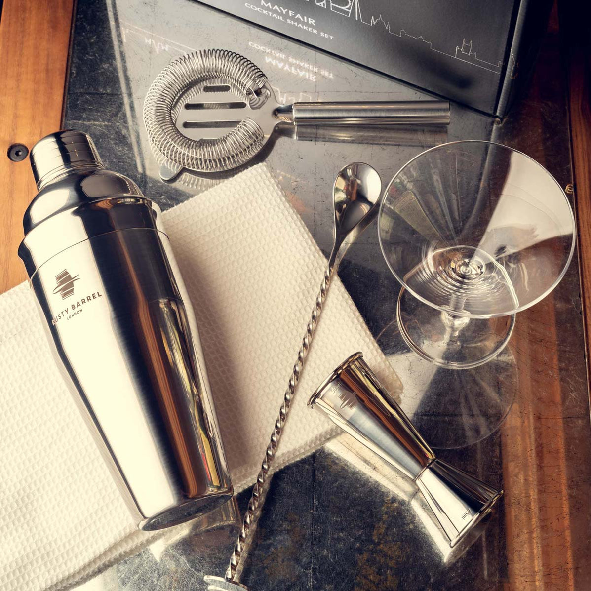 Rusty Barrel Mayfair Cocktail Making Set | Rusty Barrel