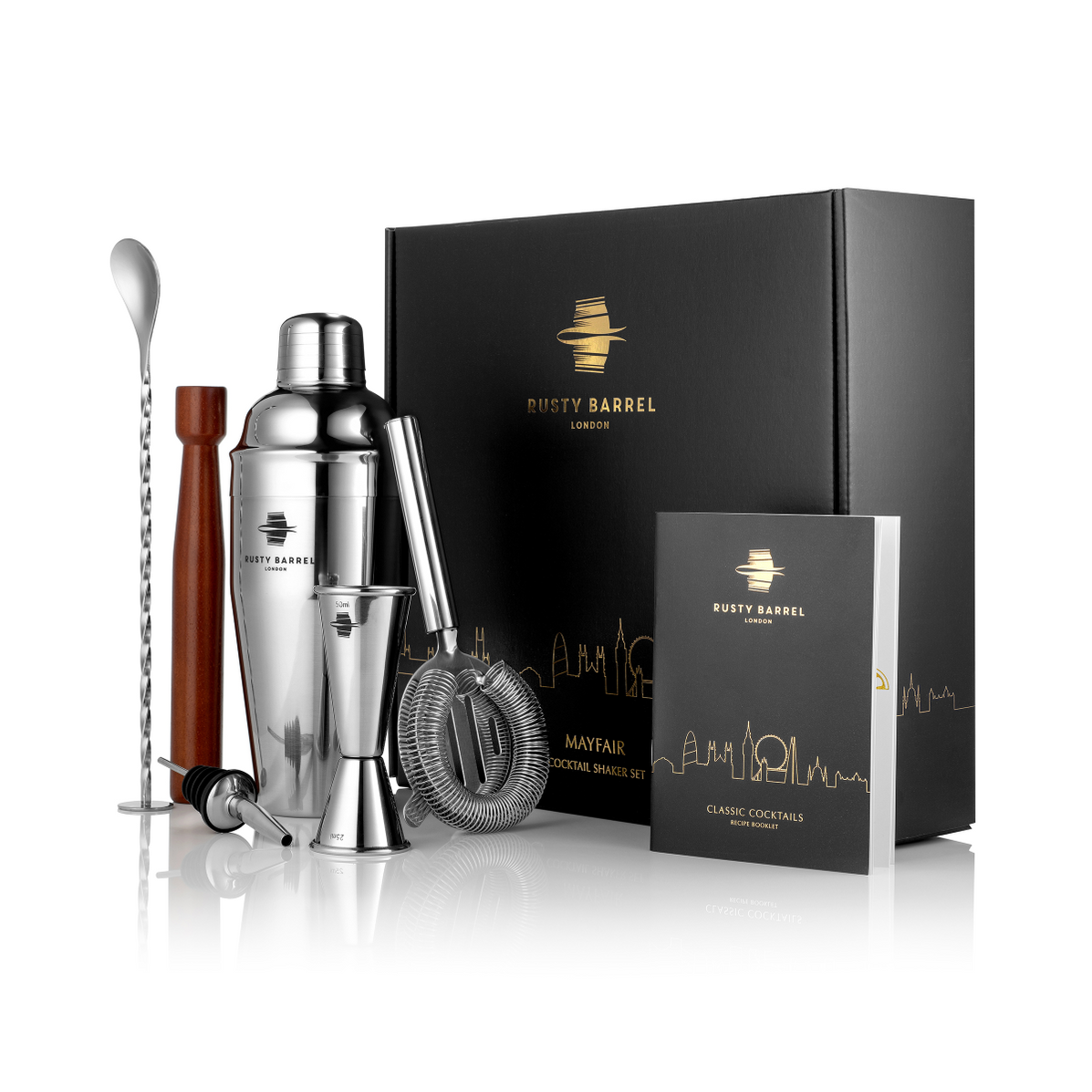 Rusty Barrel Mayfair Cocktail Making Set Bundle | Rusty Barrel