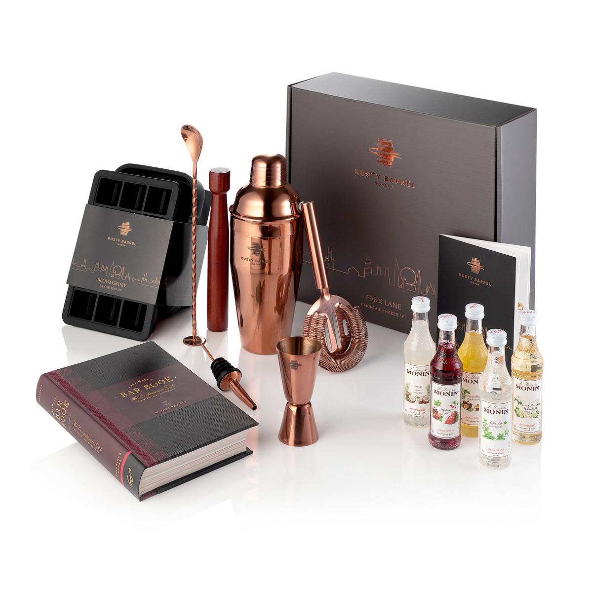 Rusty Barrel Park Lane Cocktail Making Set Bundle | Rusty Barrel